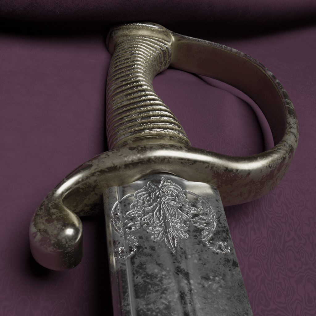 3D model of a Cutlass blender project