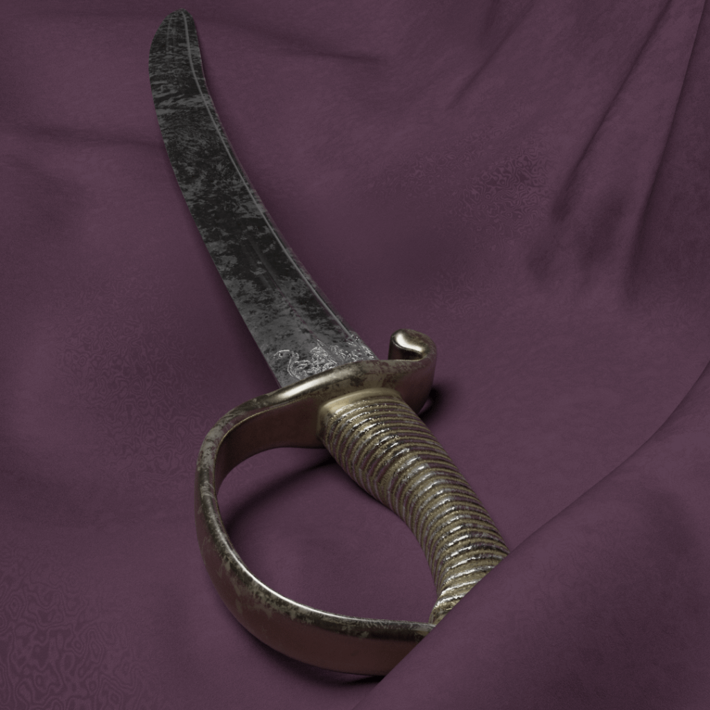 3D model of a Cutlass blender project