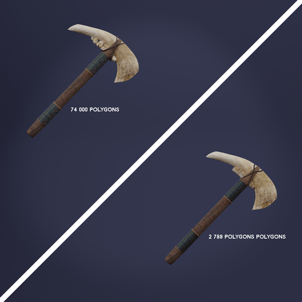 3D model of a Bone Tomahawk