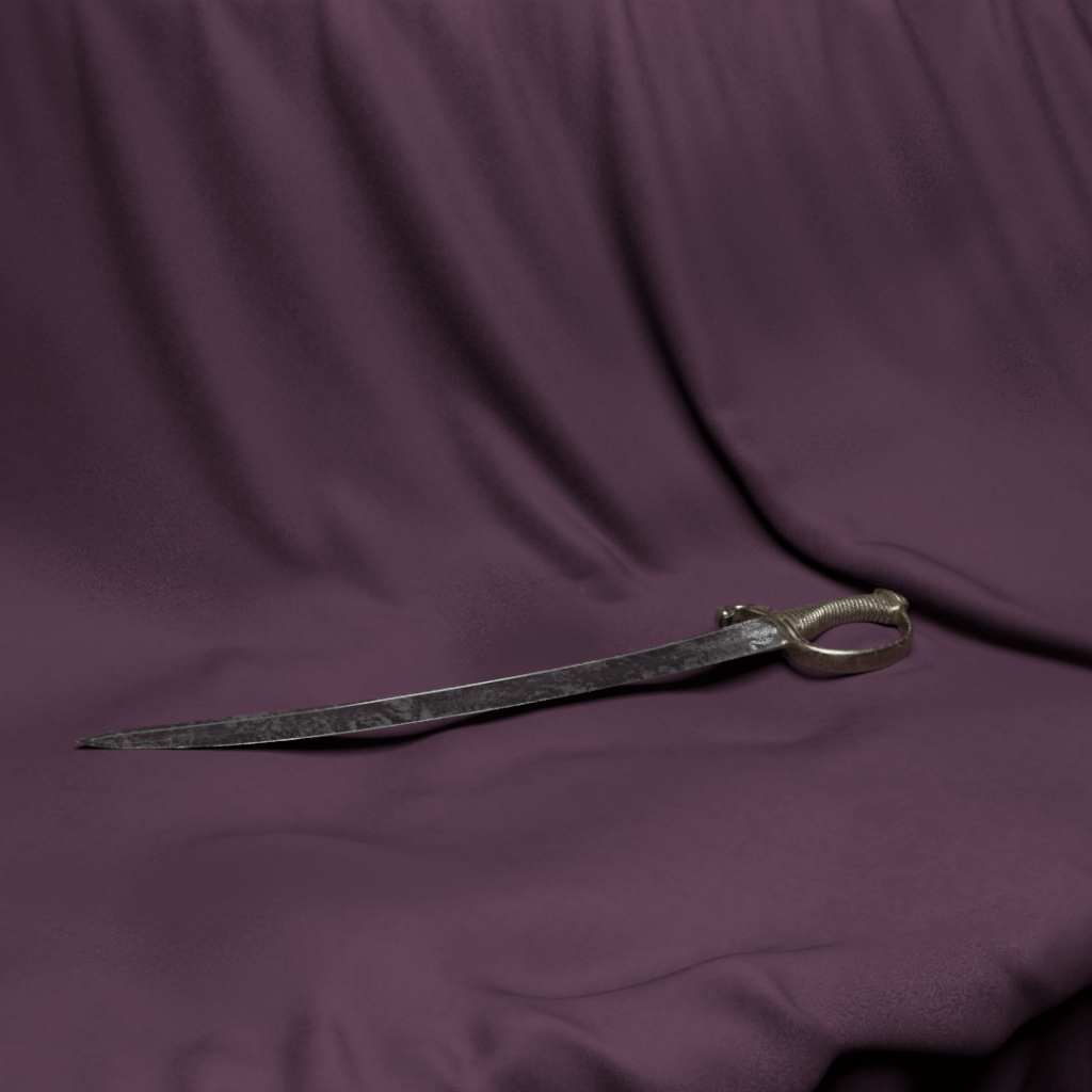 3D model of a Cutlass blender project